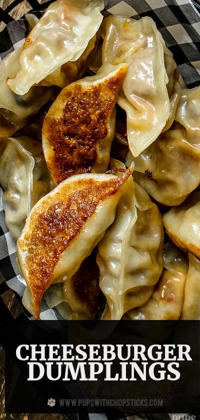 Homemade Potstickers (With Bacon Cheeseburger Filling!)