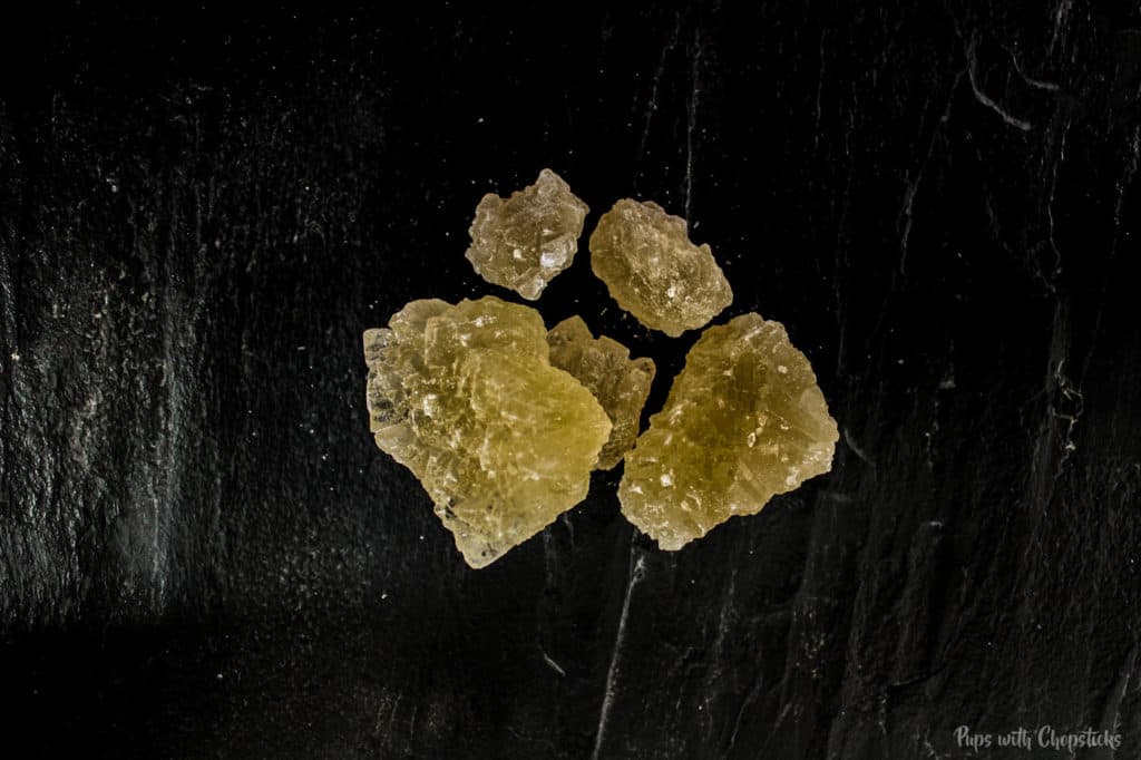 Chinese Yellow Rock Sugar - Pups with Chopsticks