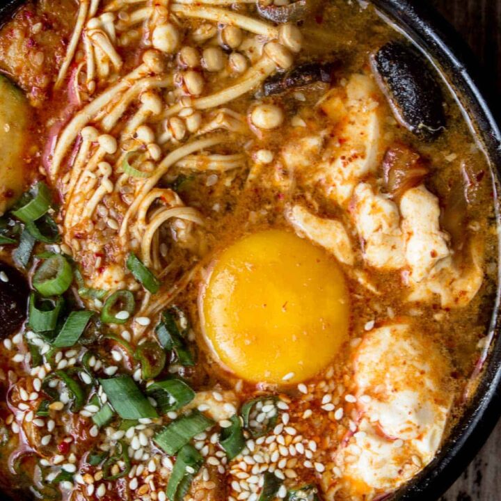 Easy Soondubu Jjigae Recipe (Spicy Korean Soft Tofu Stew)